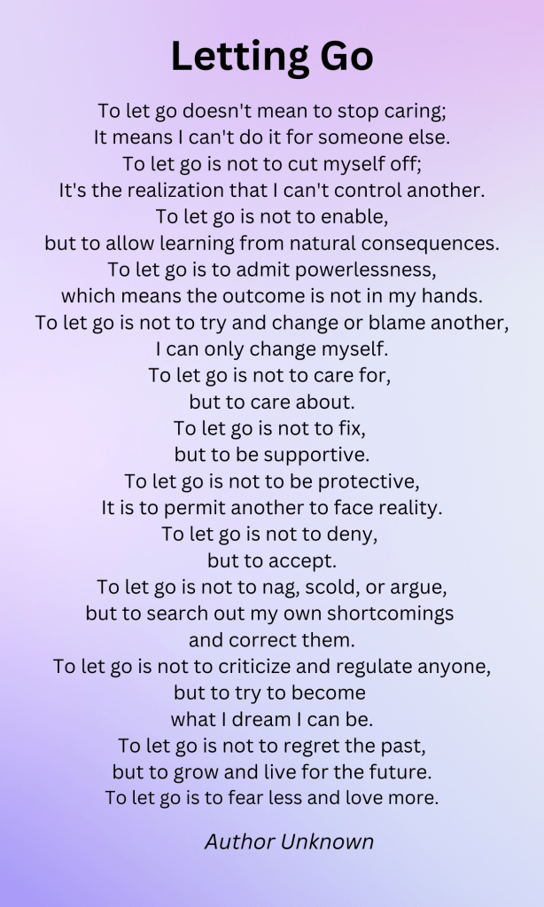 Letting Go | Joanne Guidoccio